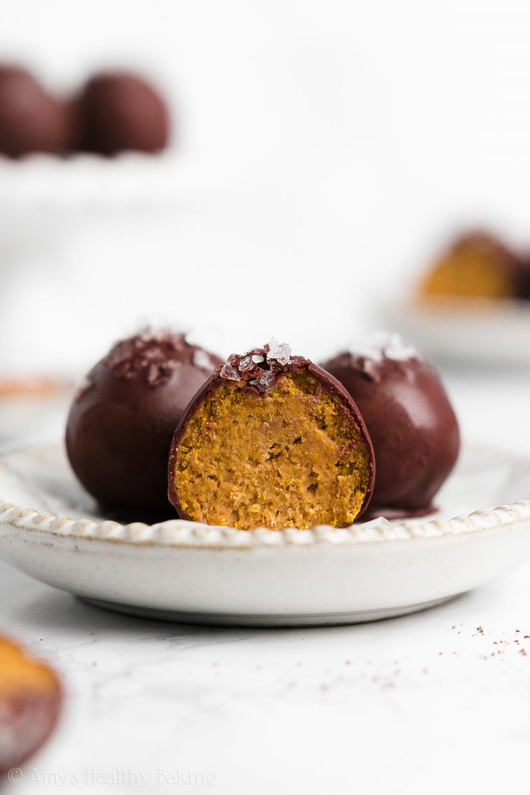 Healthy Pumpkin Truffles | Amy's Healthy Baking