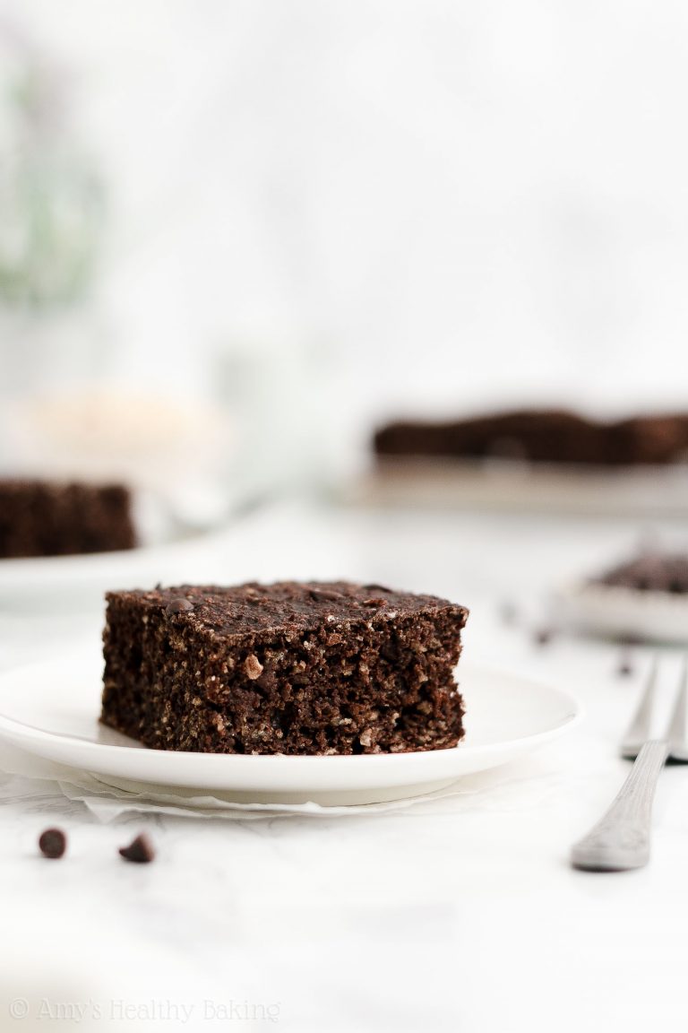 Healthy Chocolate Oatmeal Snack Cake | Amy's Healthy Baking