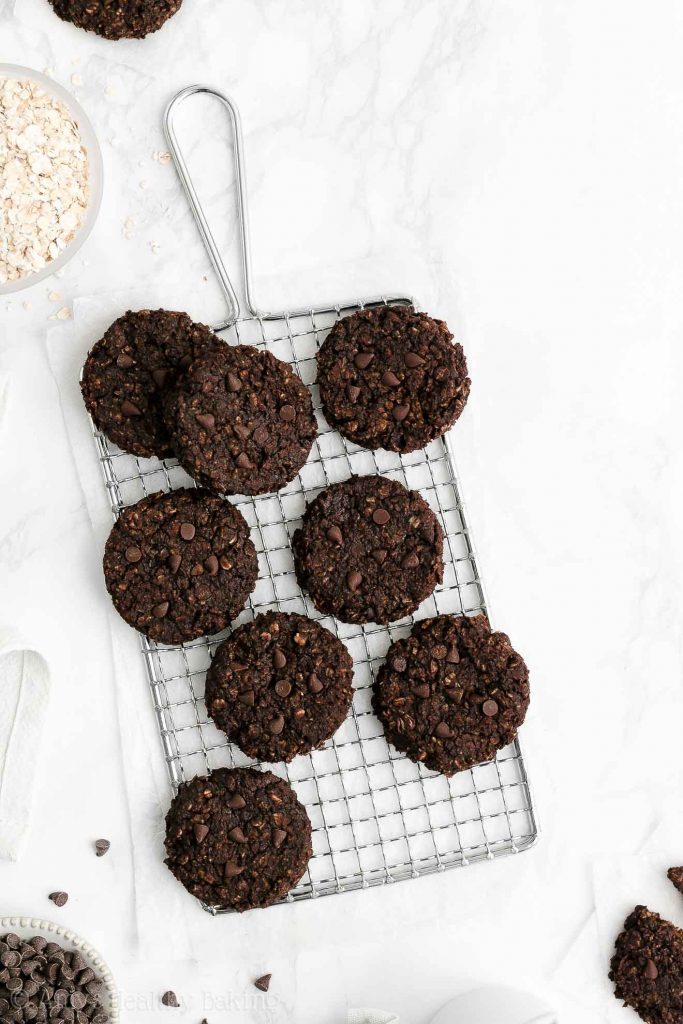 Healthy Chocolate Oatmeal Breakfast Cookies | Amy's Healthy Baking