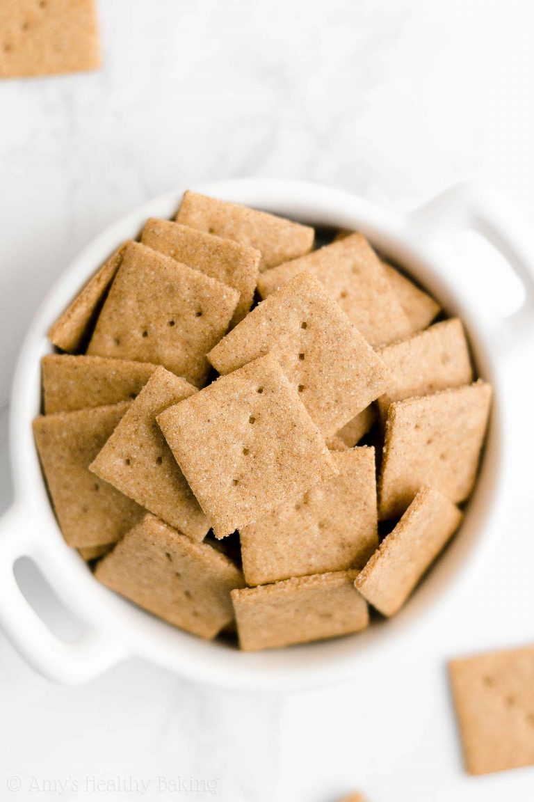 Healthy Homemade Mini Cinnamon Graham Crackers | Amy's Healthy Baking