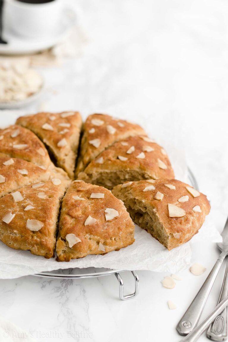 Healthy Almond Scones | Amy's Healthy Baking