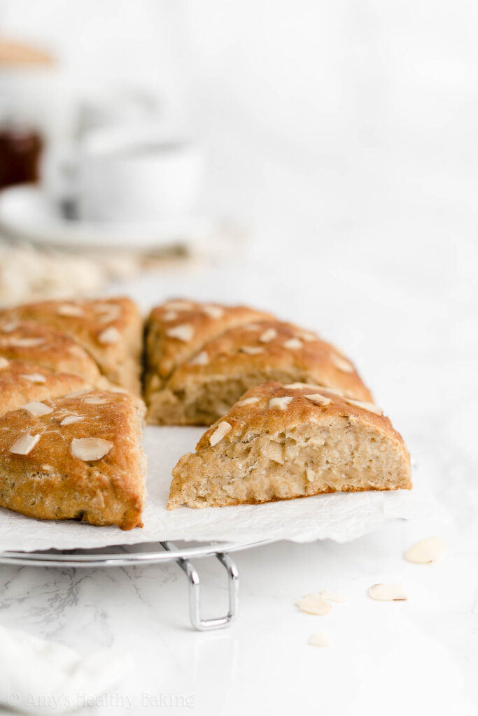 Healthy Almond Scones | Amy's Healthy Baking
