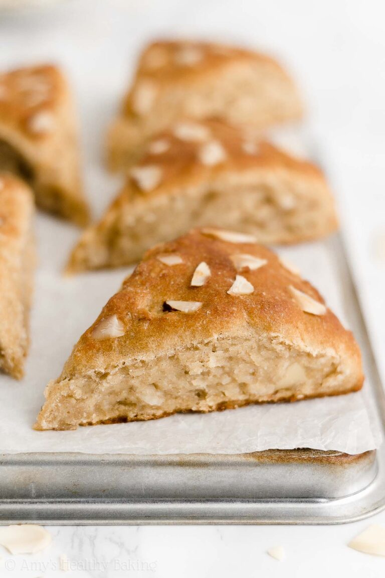 Healthy Almond Scones | Amy's Healthy Baking