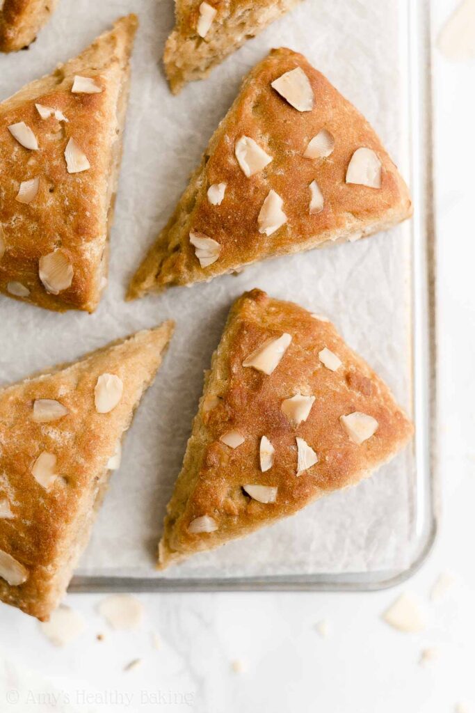 Healthy Almond Scones | Amy's Healthy Baking