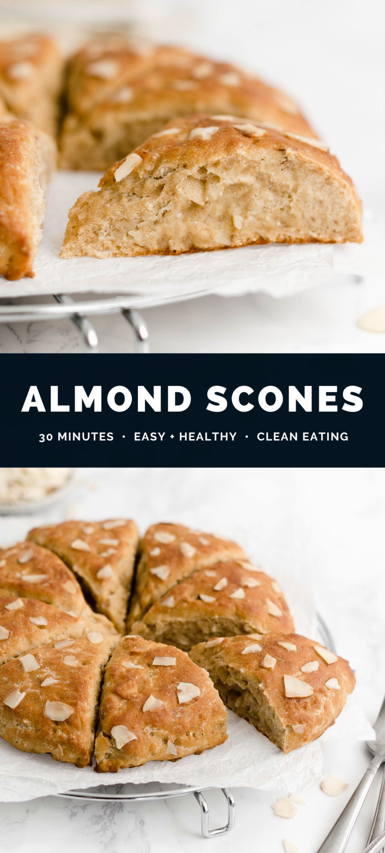 Healthy Almond Scones | Amy's Healthy Baking