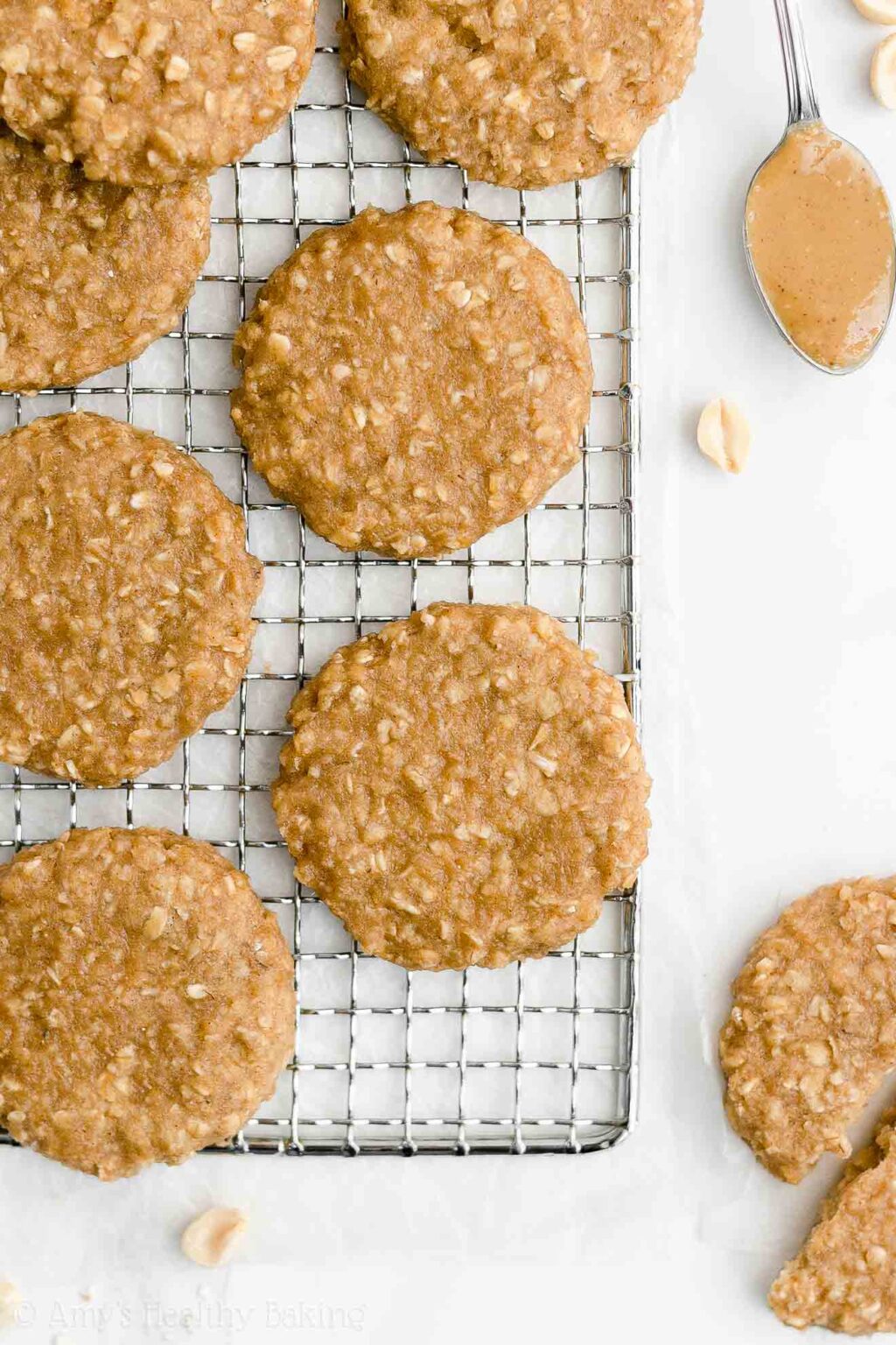 Healthy Peanut Butter Oatmeal Breakfast Cookies | Amy's Healthy Baking