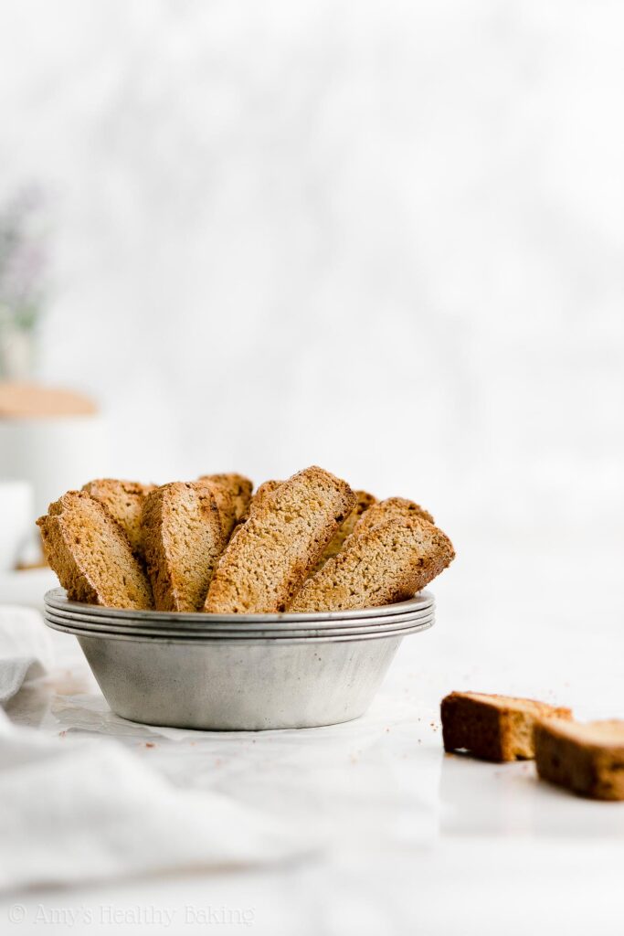 Healthy White Chocolate Biscotti | Amy's Healthy Baking