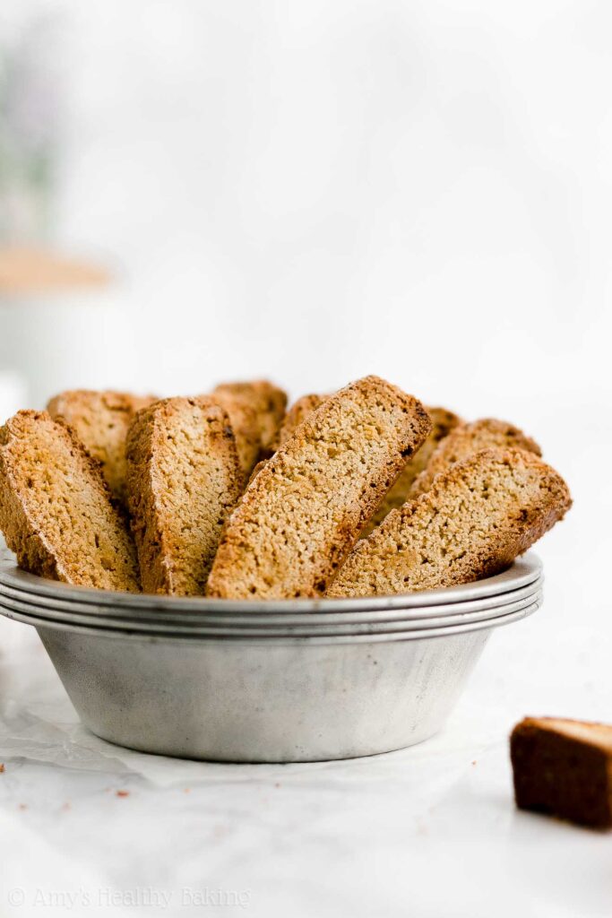 Healthy White Chocolate Biscotti | Amy's Healthy Baking