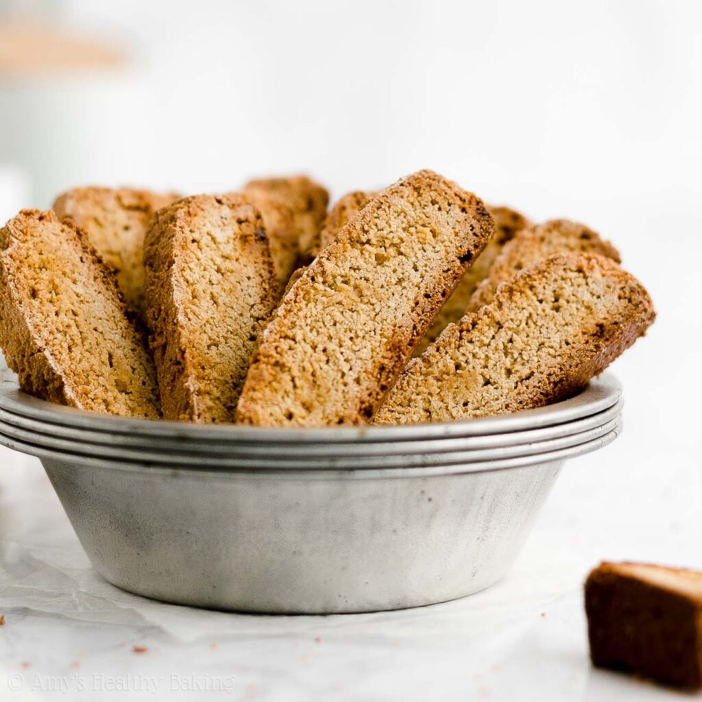 Healthy White Chocolate Biscotti | Amy's Healthy Baking