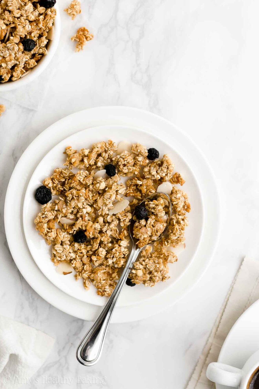 Healthy Blueberry Granola | Amy's Healthy Baking