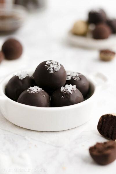 The Ultimate Healthy Chocolate Truffles – Only 3 Ingredients! | Amy's ...