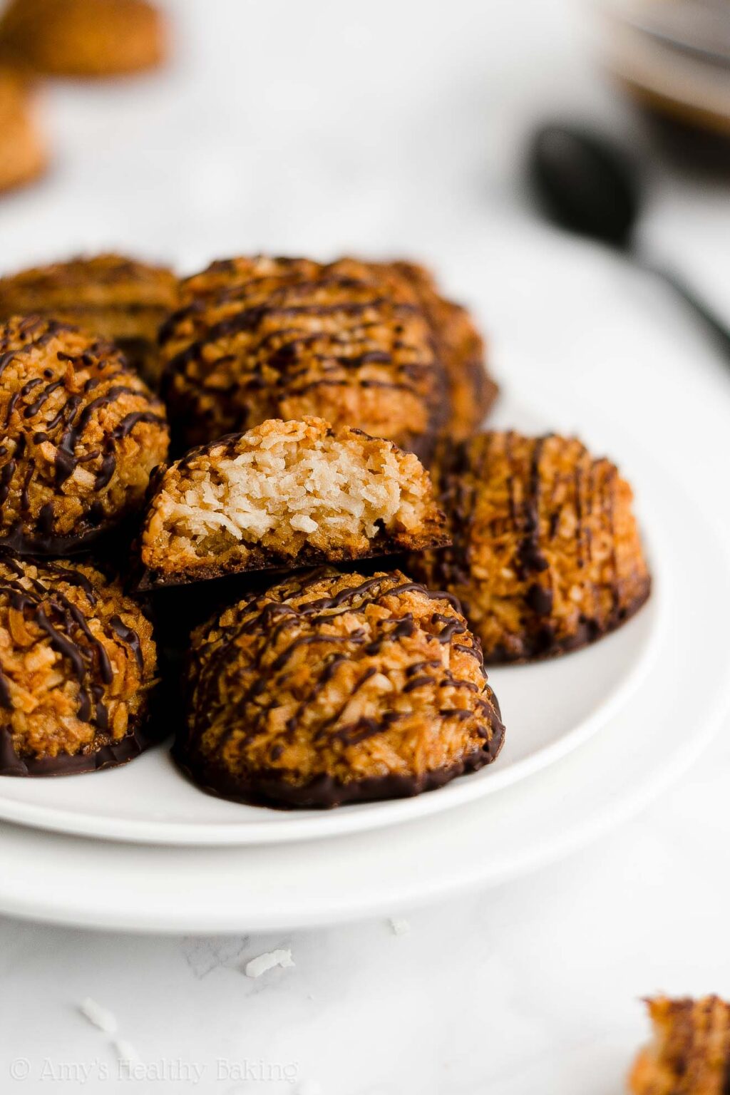 Healthy Homemade “Samoa” Cookies (Coconut Cookies) | Amy's Healthy Baking