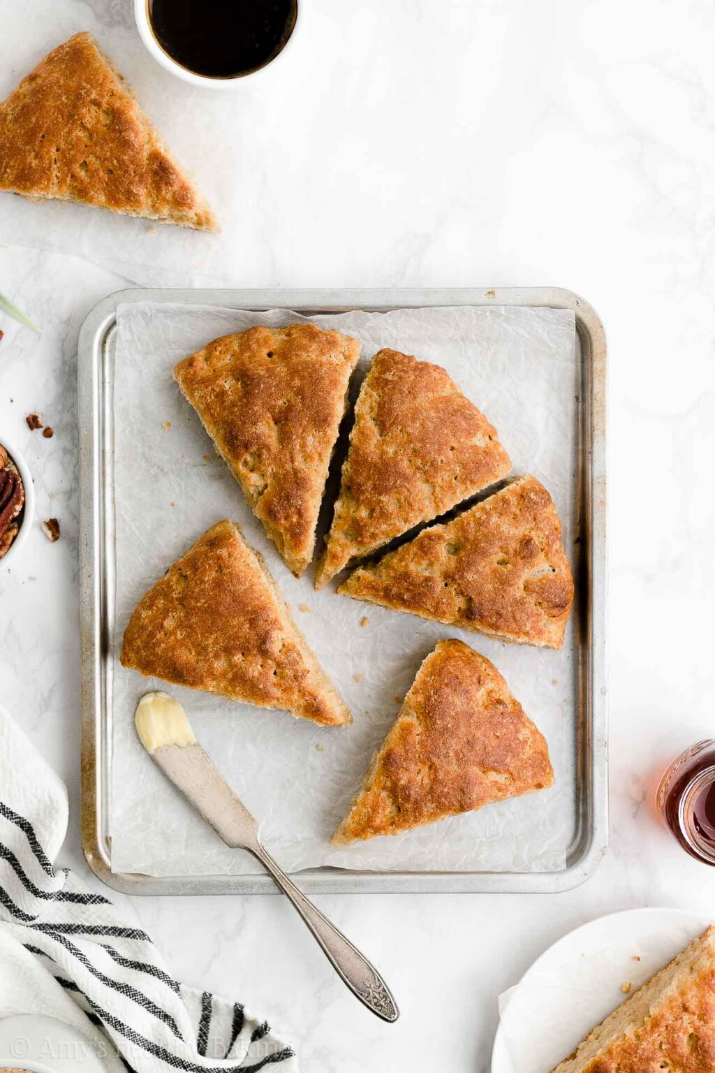 Maple Scones (Quick, Easy & Healthy!) | Amy's Healthy Baking