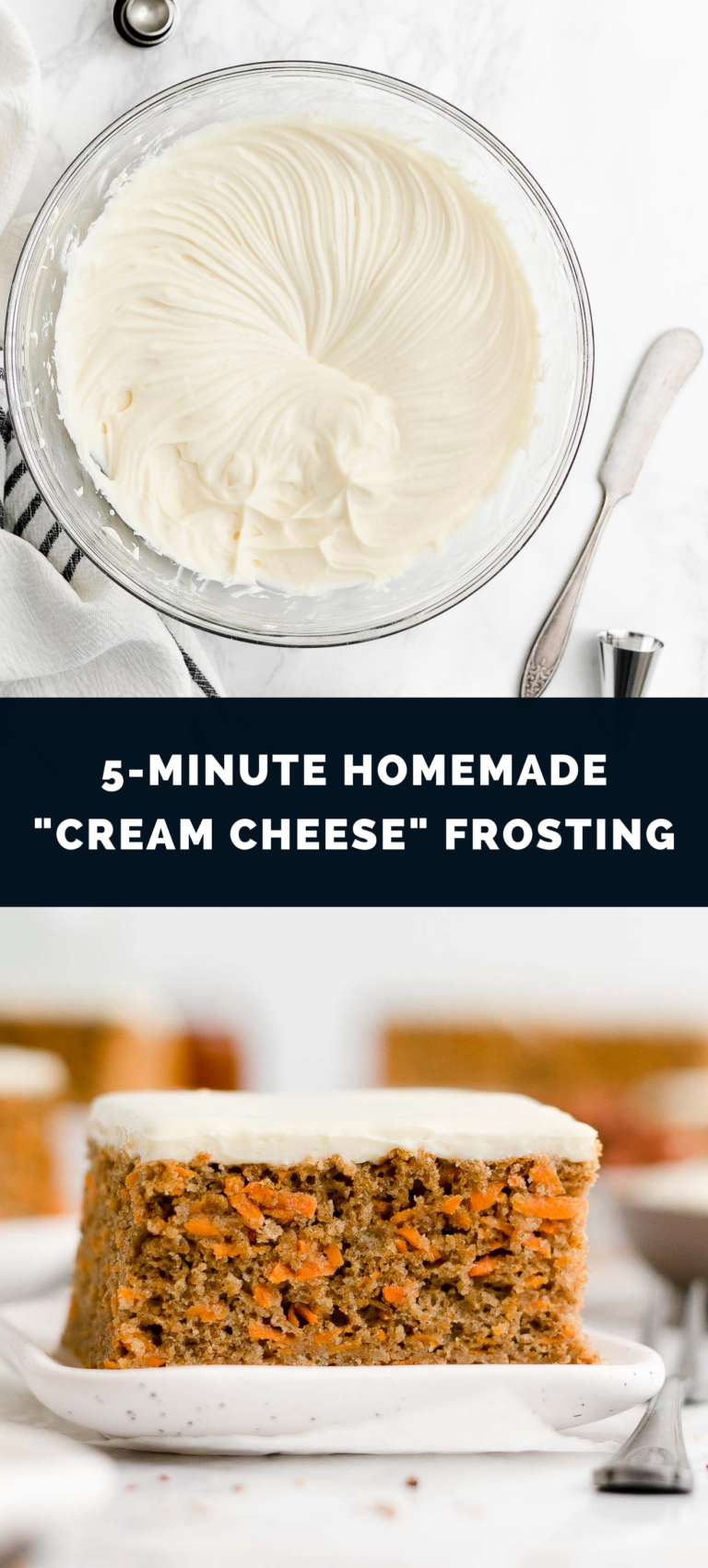 “Cream Cheese” Frosting (Made Without Cream Cheese!) | Amy's Healthy Baking