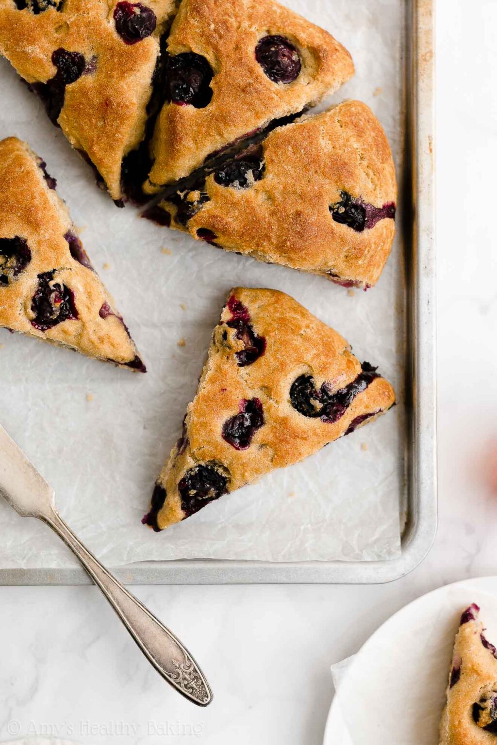 Vegan Blueberry Scones (Easy & Healthy!) | Amy's Healthy Baking