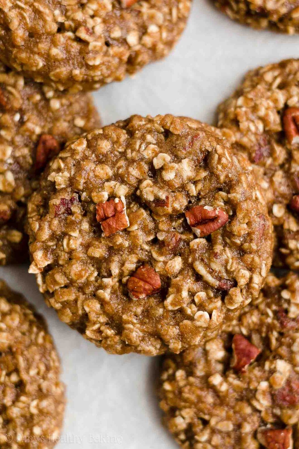 Maple Pecan Oatmeal Cookies | Amy's Healthy Baking
