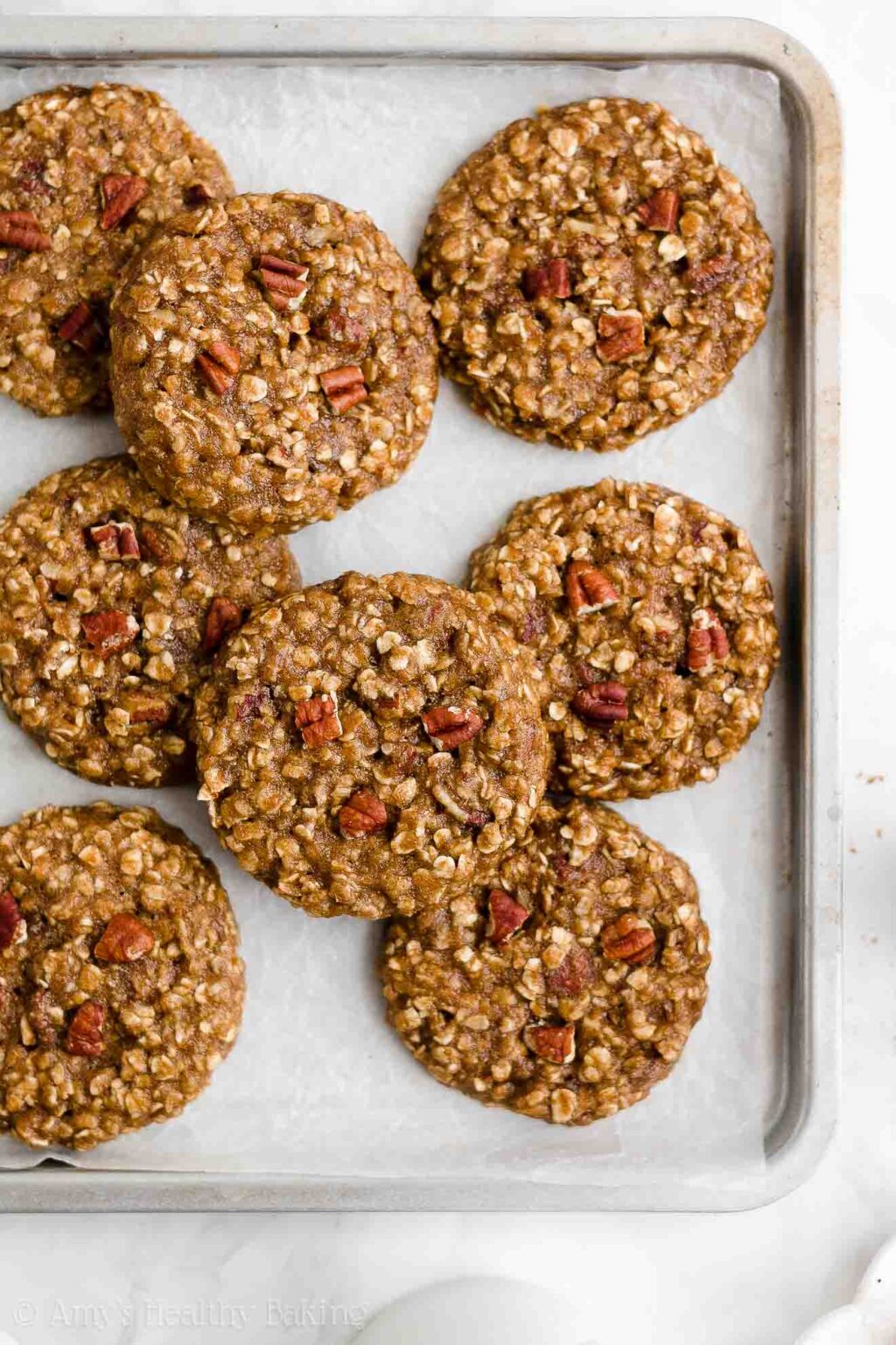 Maple Pecan Oatmeal Cookies | Amy's Healthy Baking