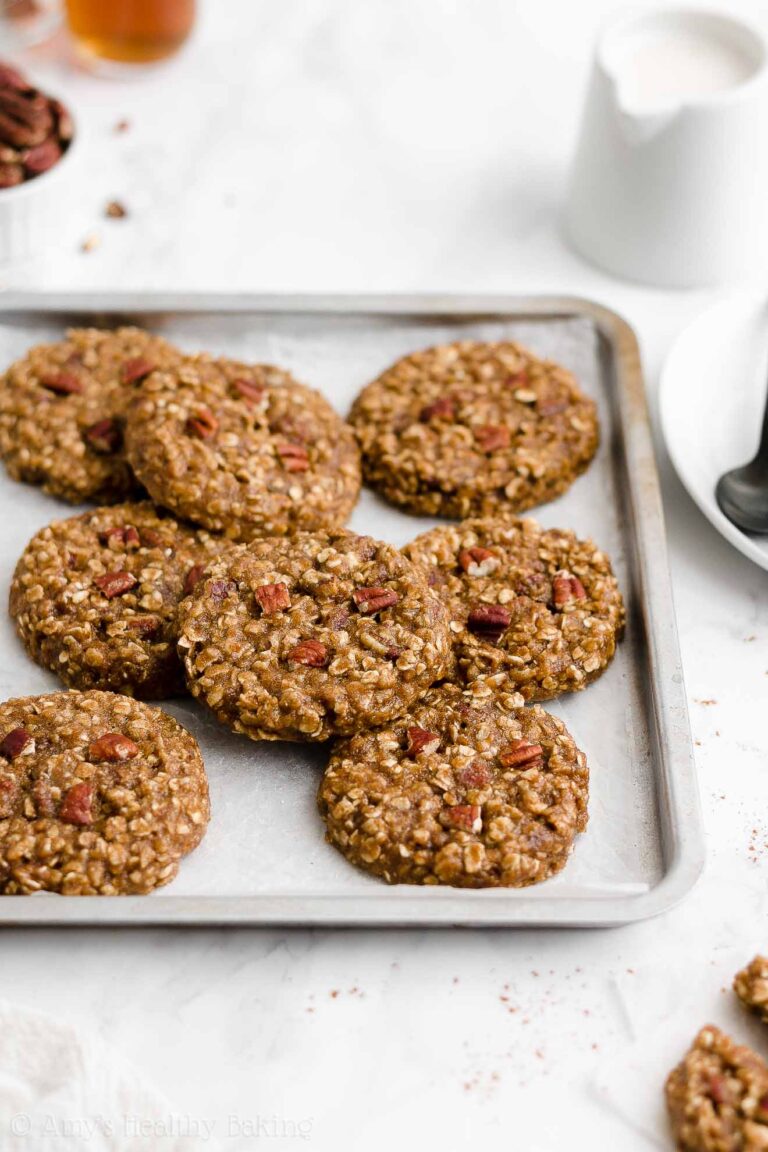 Maple Pecan Oatmeal Cookies | Amy's Healthy Baking