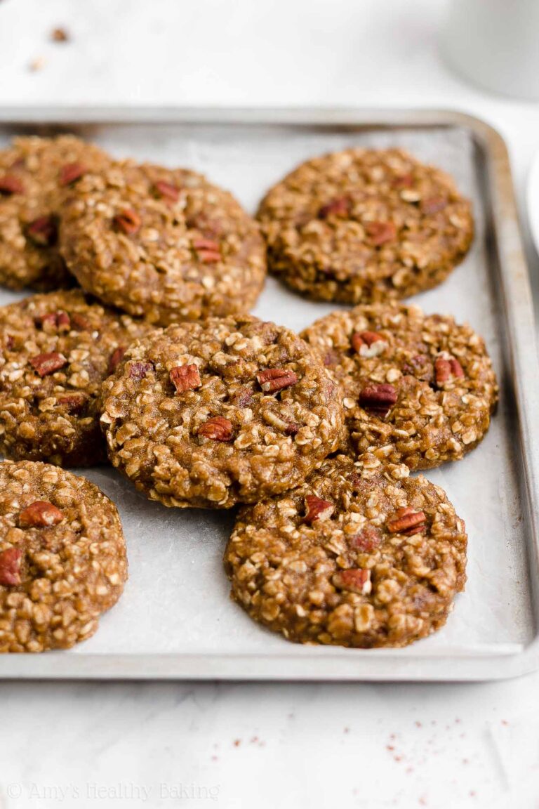 Maple Pecan Oatmeal Cookies | Amy's Healthy Baking