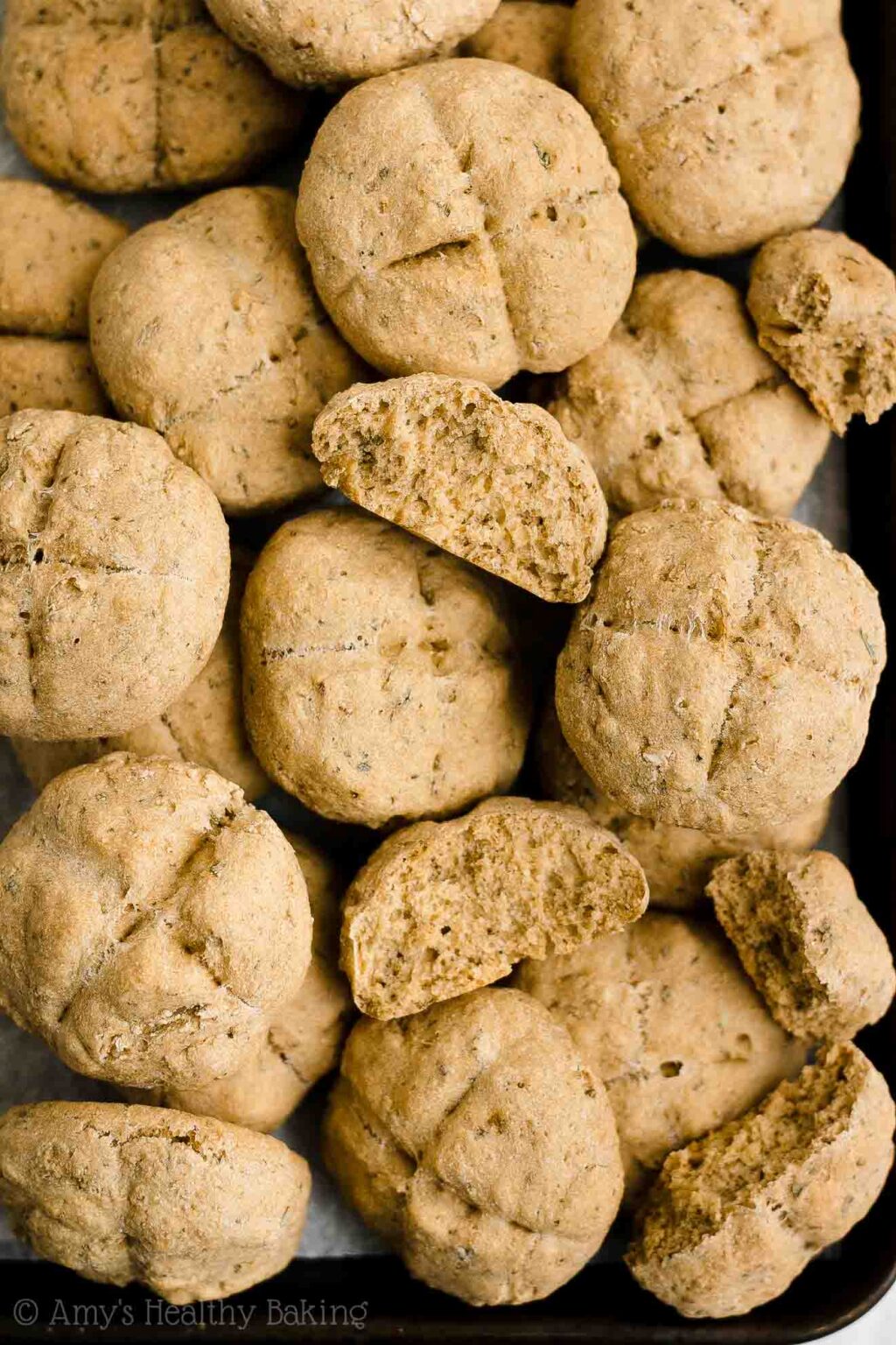 Healthy Herb Bread Rolls (20-Minute Recipe!) | Amy's Healthy Baking