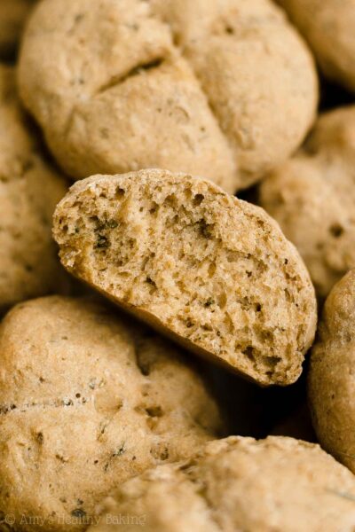 Healthy Herb Bread Rolls (20-Minute Recipe!) | Amy's Healthy Baking