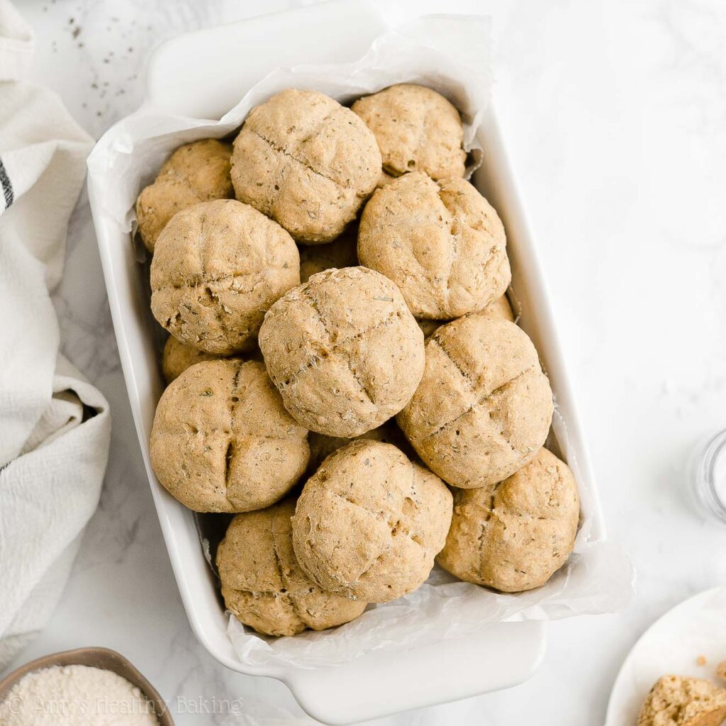 Healthy Herb Bread Rolls (20-Minute Recipe!) | Amy's Healthy Baking