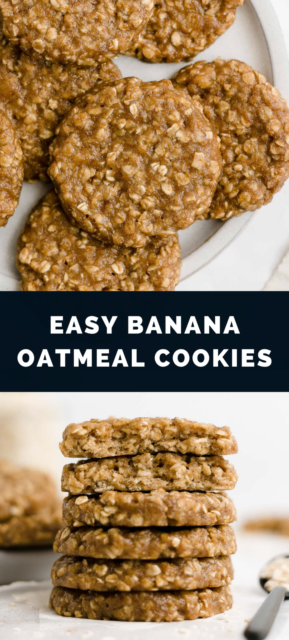 Healthy Banana Oatmeal Cookies | Amy's Healthy Baking