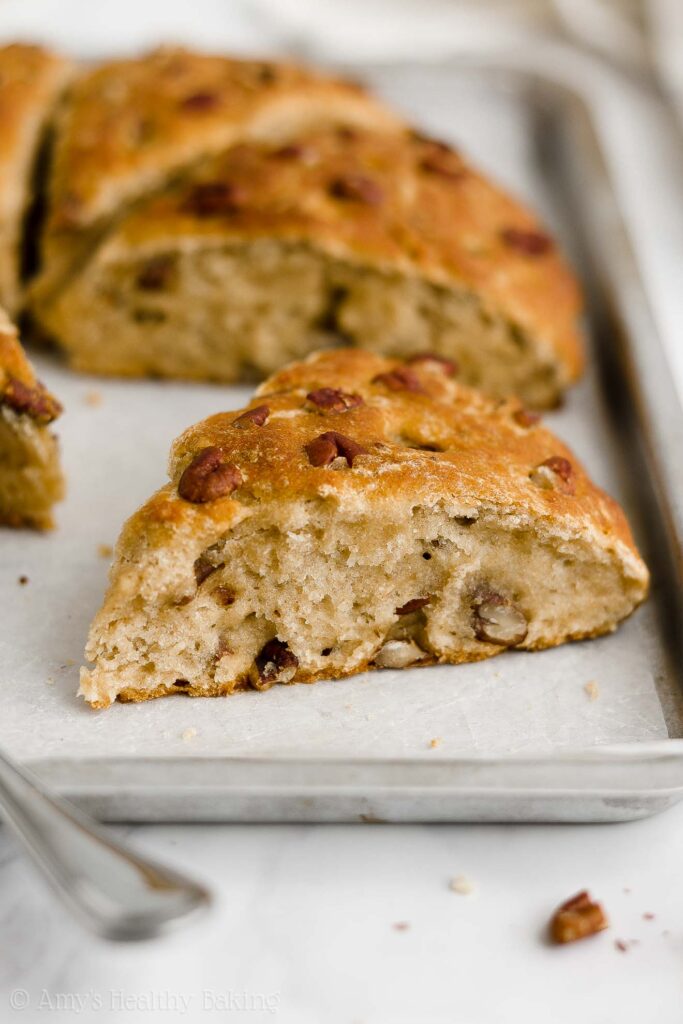 Easy Pecan Scones (Healthy Recipe!) | Amy's Healthy Baking
