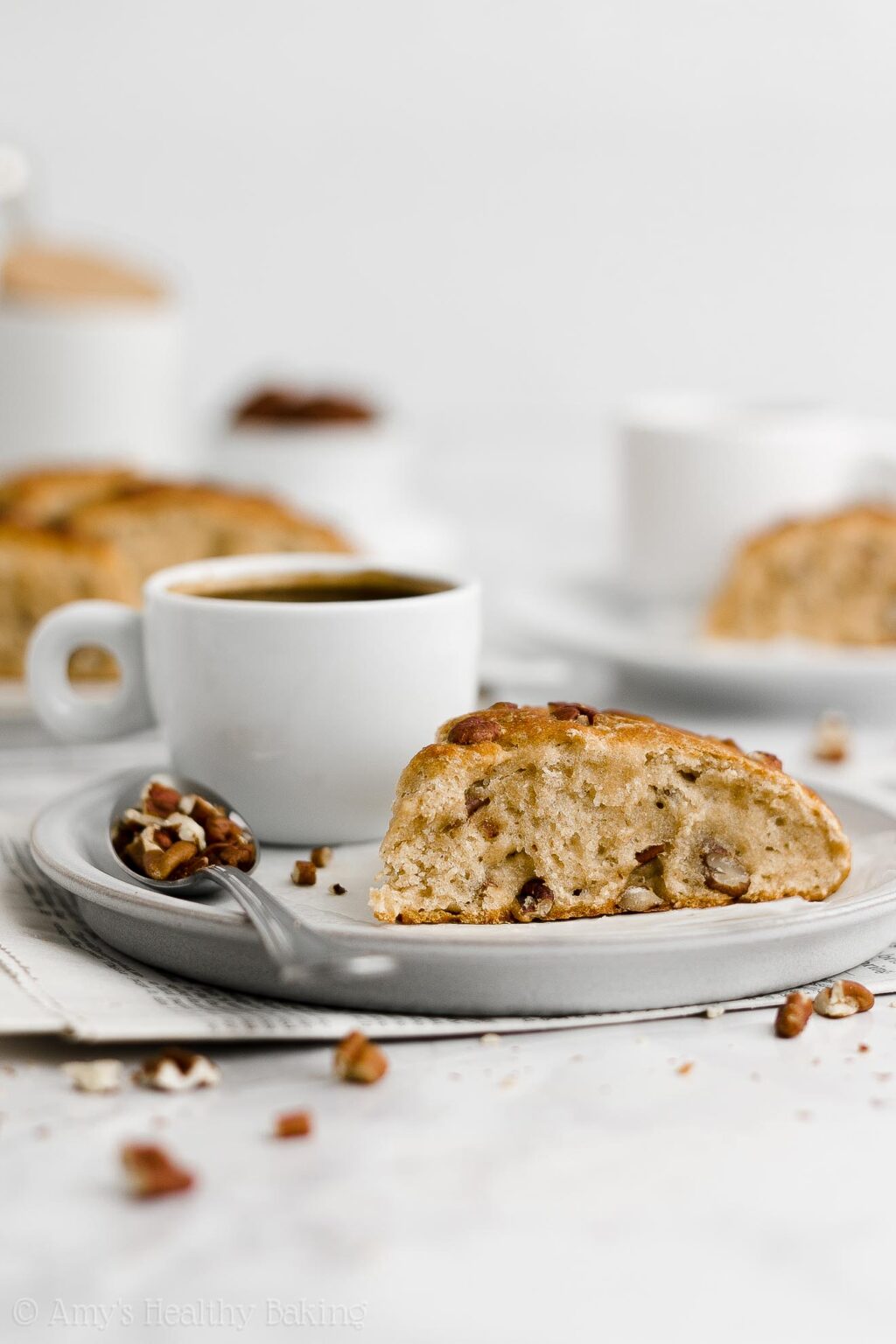 Easy Pecan Scones (Healthy Recipe!) | Amy's Healthy Baking