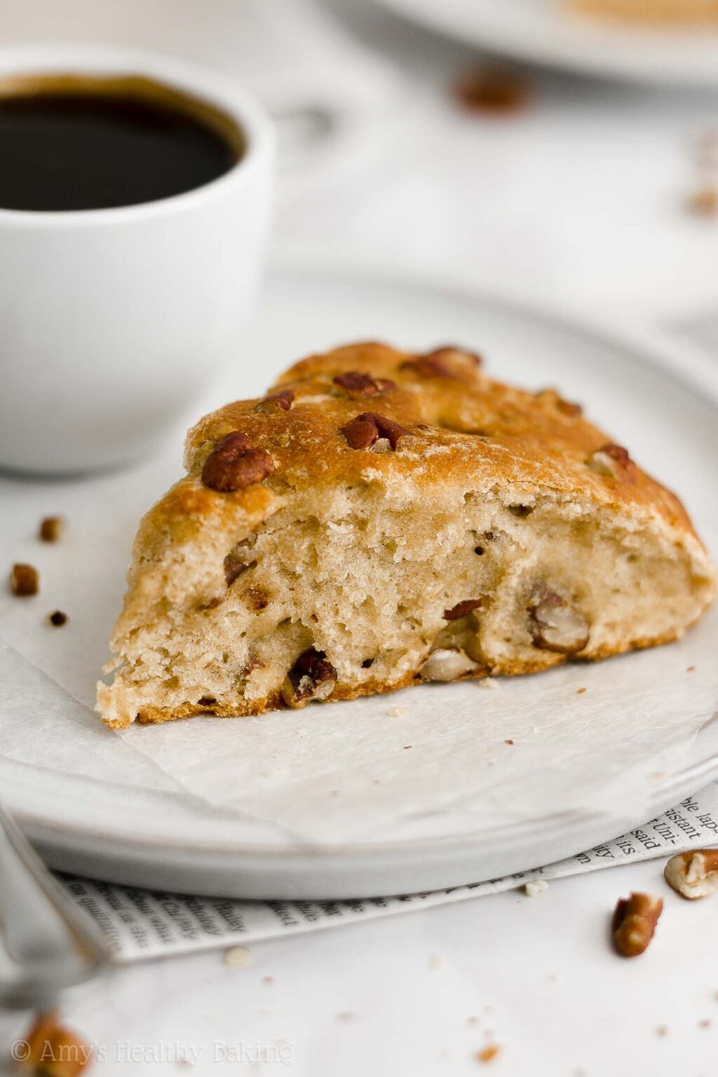Easy Pecan Scones (Healthy Recipe!) | Amy's Healthy Baking