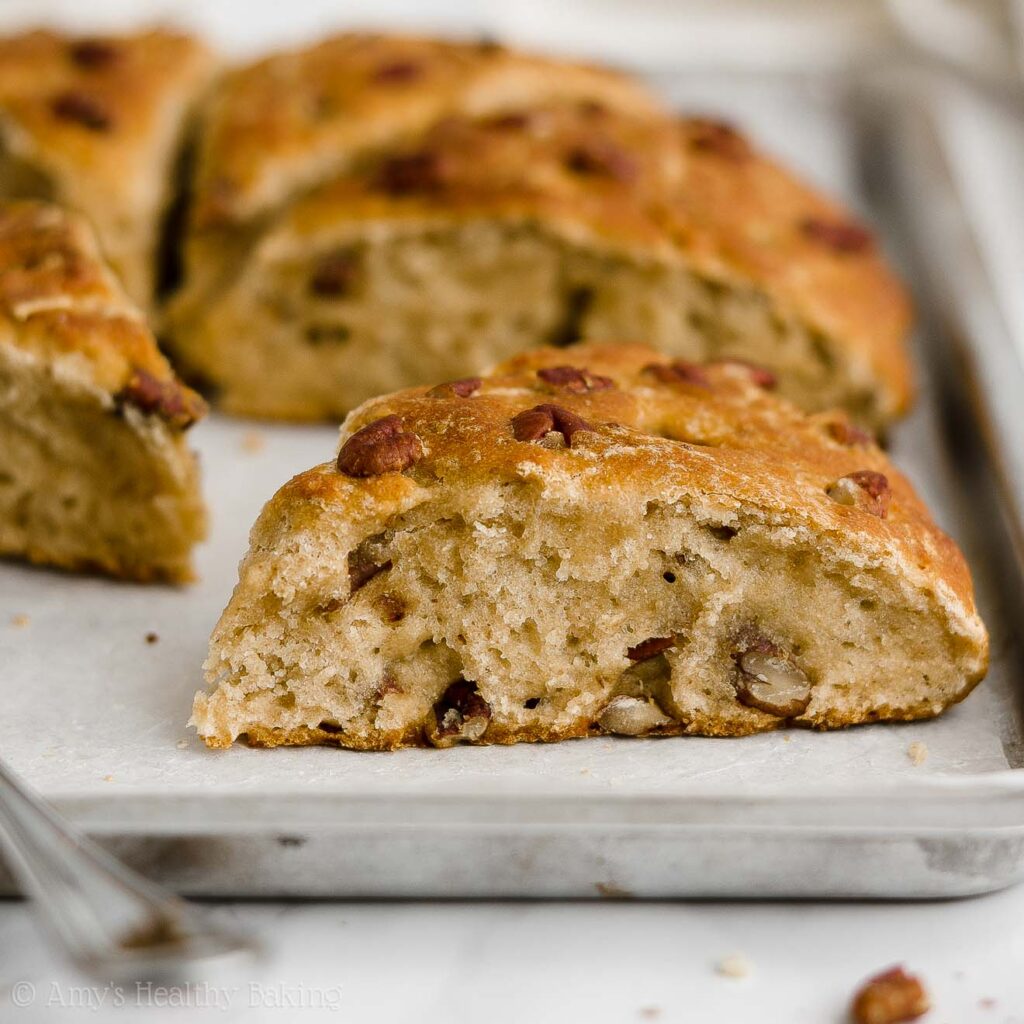 Easy Pecan Scones (Healthy Recipe!) | Amy's Healthy Baking