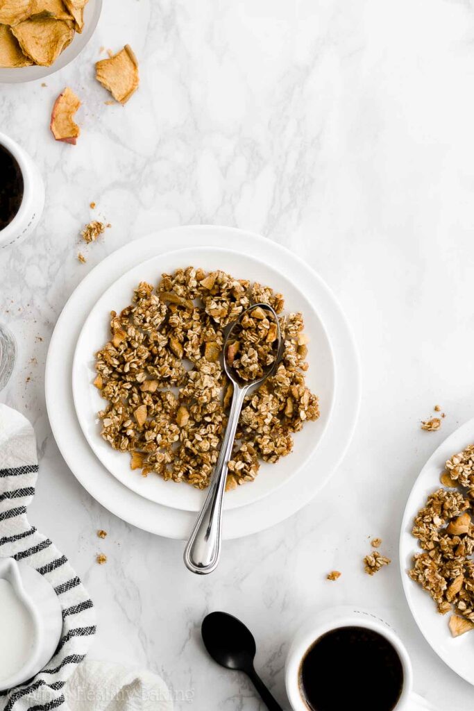 Healthy Apple Cinnamon Granola | Amy's Healthy Baking