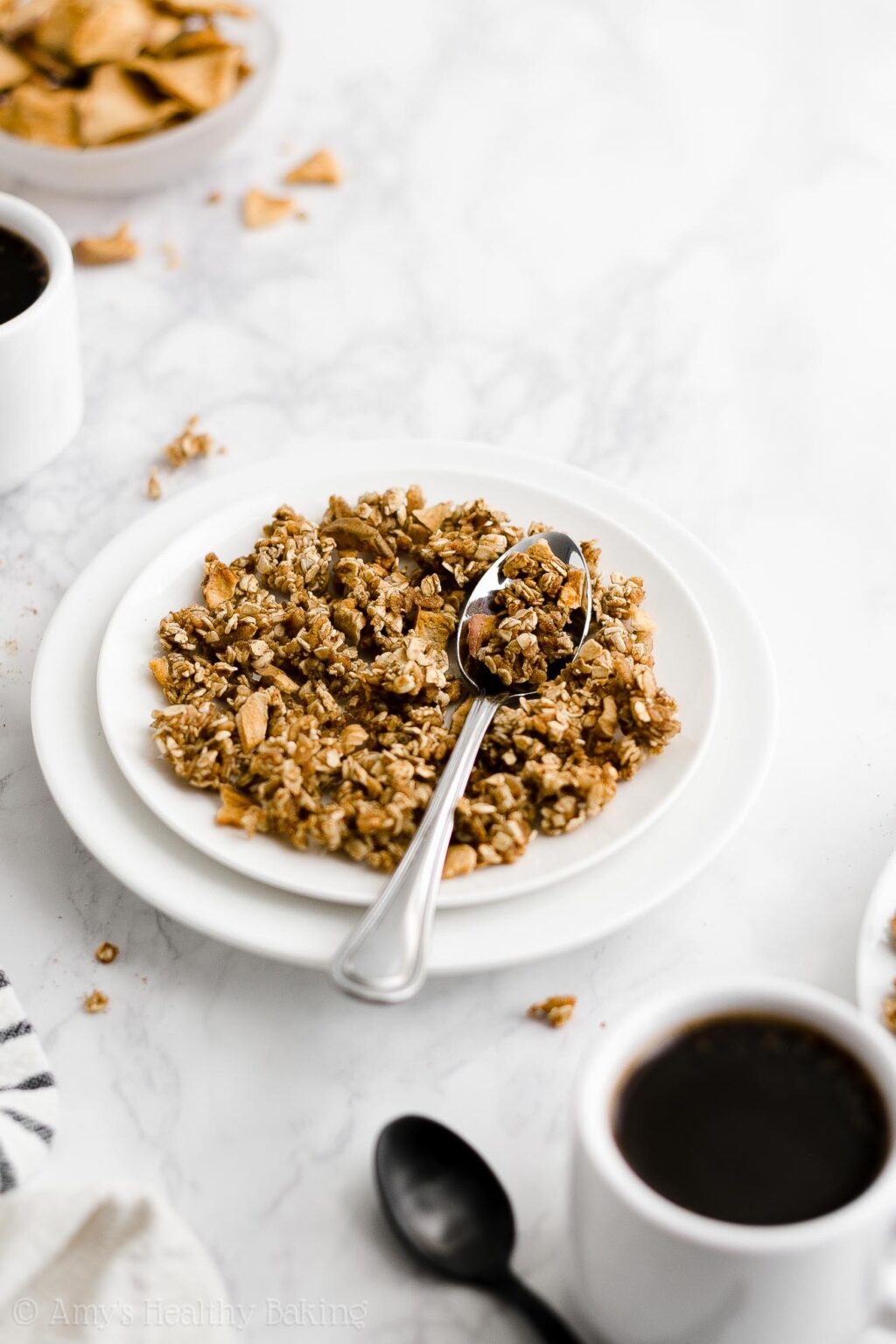 Healthy Apple Cinnamon Granola | Amy's Healthy Baking