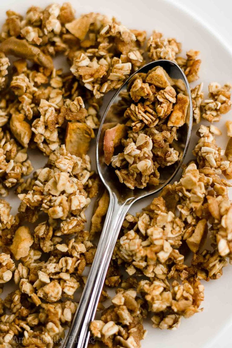 Healthy Apple Cinnamon Granola | Amy's Healthy Baking
