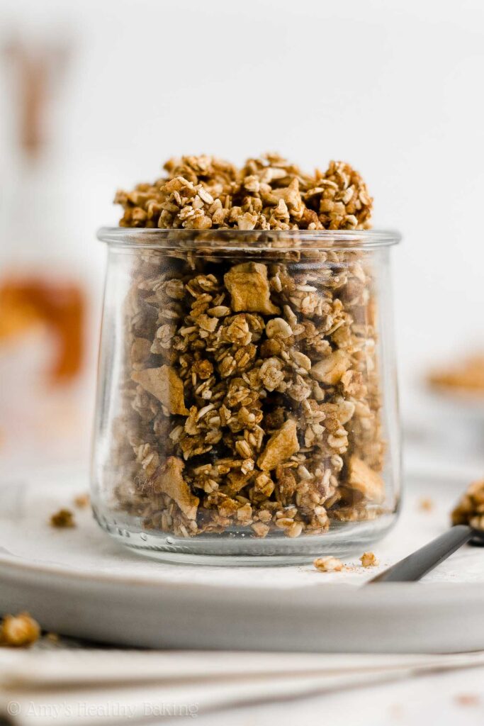 Healthy Apple Cinnamon Granola | Amy's Healthy Baking