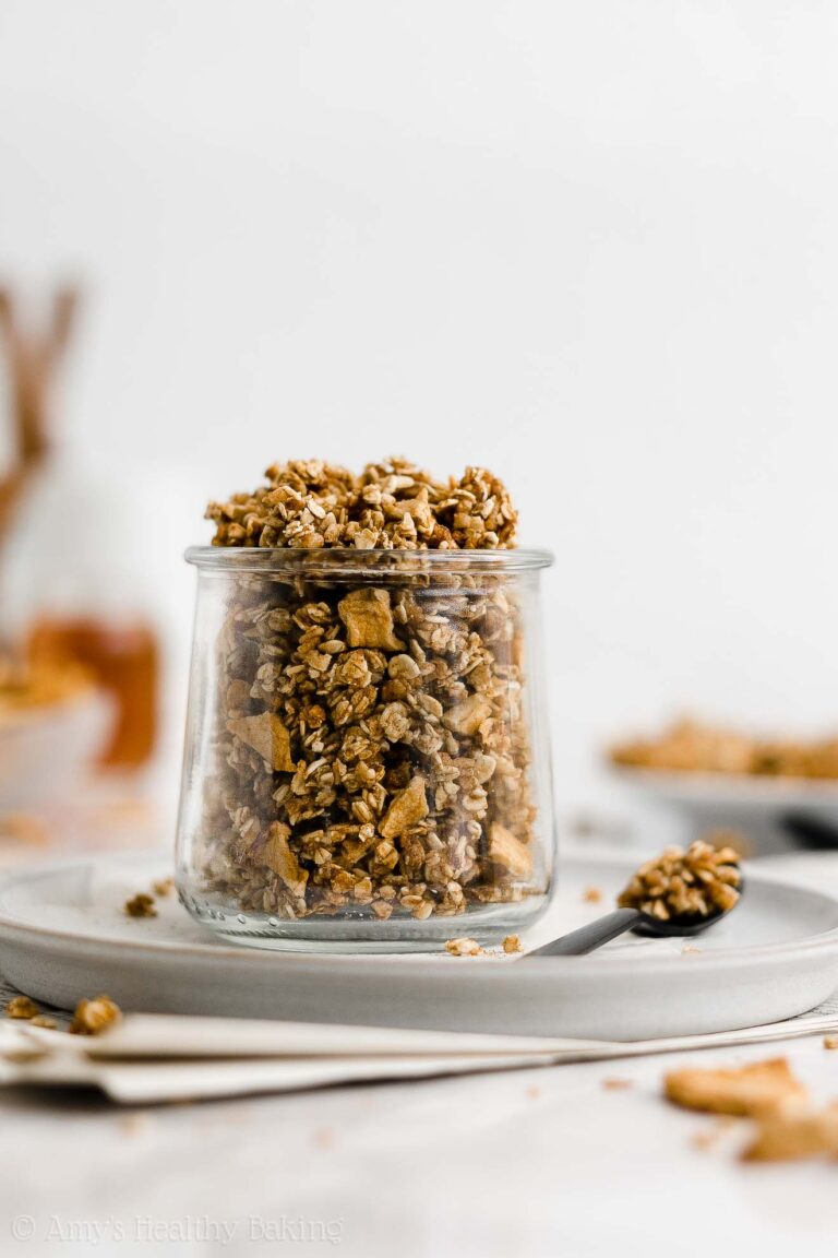 Healthy Apple Cinnamon Granola | Amy's Healthy Baking