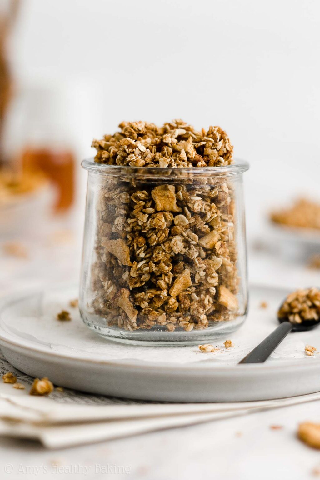 Healthy Apple Cinnamon Granola | Amy's Healthy Baking