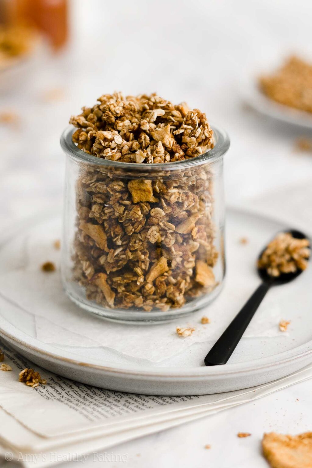 Healthy Apple Cinnamon Granola | Amy's Healthy Baking