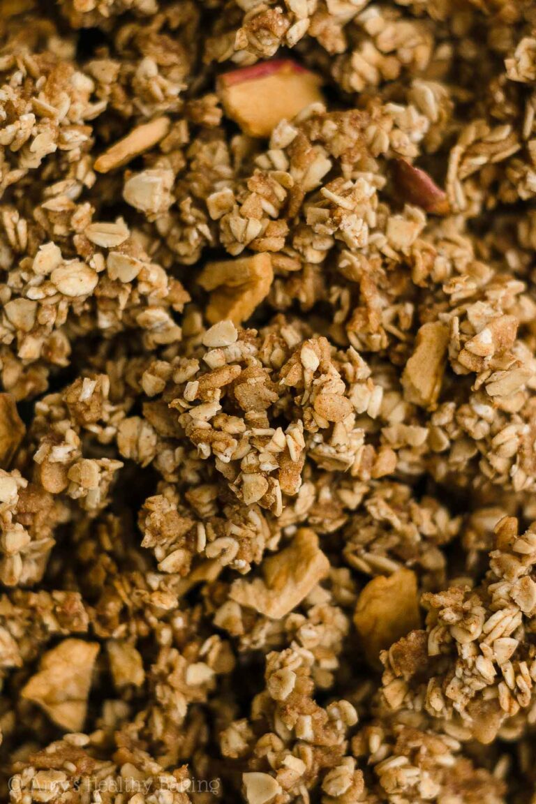 Healthy Apple Cinnamon Granola | Amy's Healthy Baking