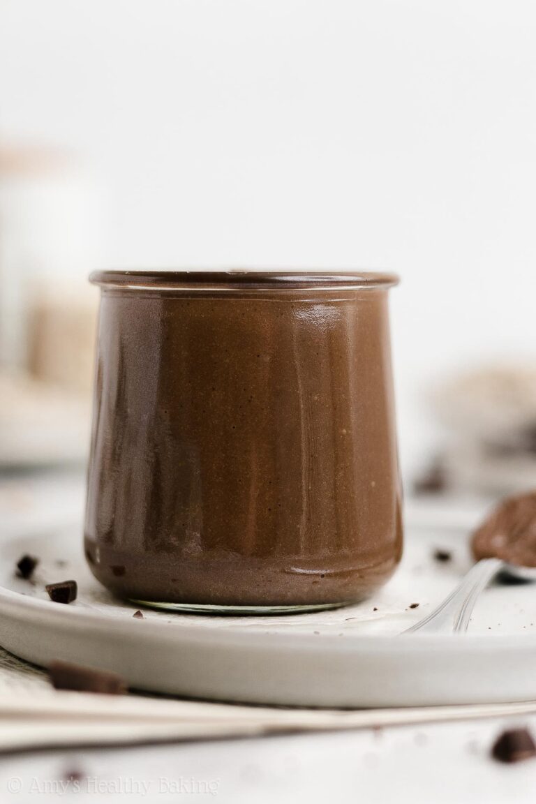 Healthy Nut-Free Nutella (vegan + sugar free) | Amy's Healthy Baking