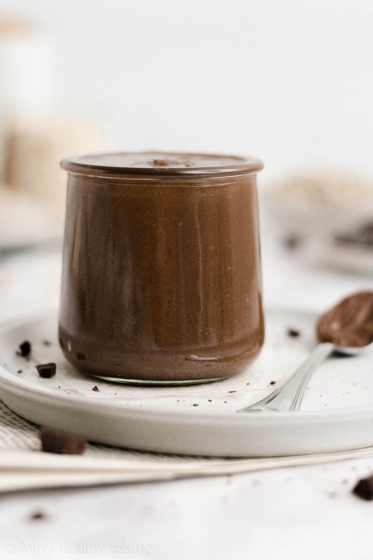 Healthy Nut-Free Nutella (vegan + sugar free) | Amy's Healthy Baking