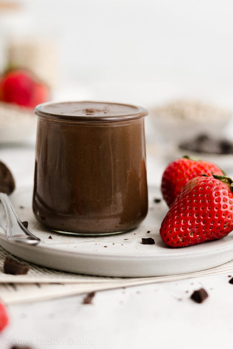 Healthy Nut-Free Nutella (vegan + sugar free) | Amy's Healthy Baking