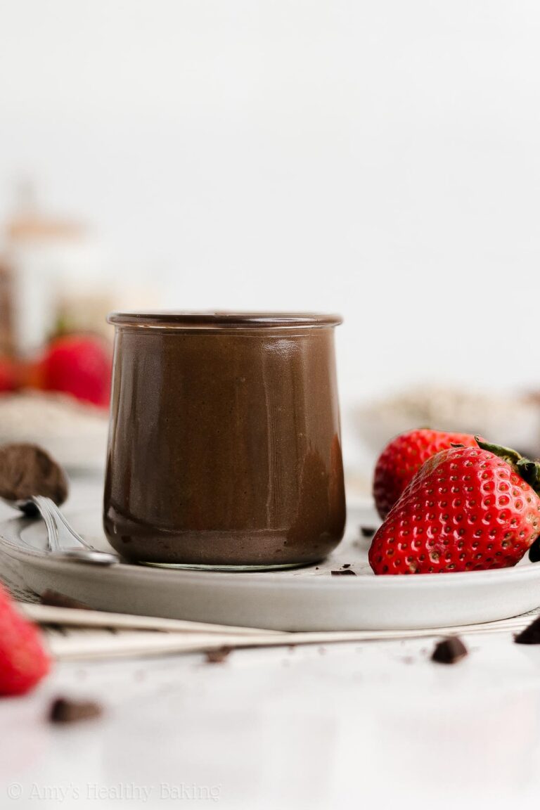 Healthy Nut-Free Nutella (vegan + sugar free) | Amy's Healthy Baking