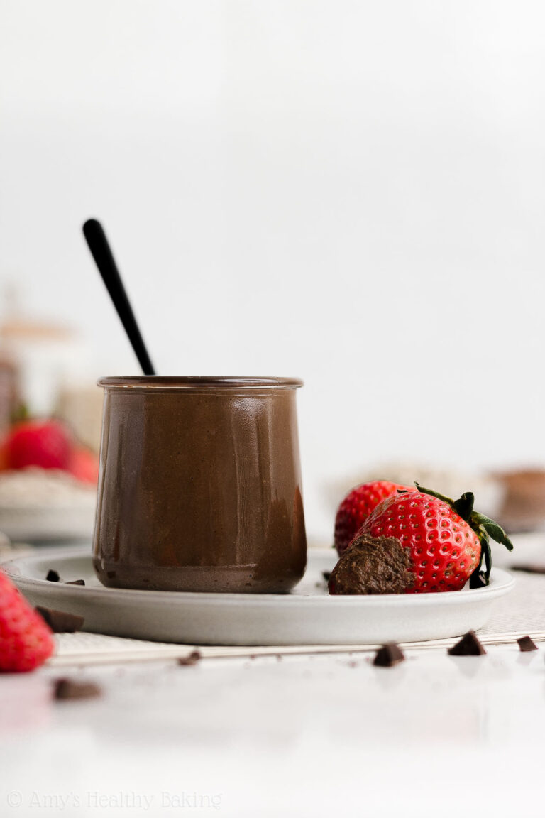 Healthy Nut-Free Nutella (vegan + sugar free) | Amy's Healthy Baking