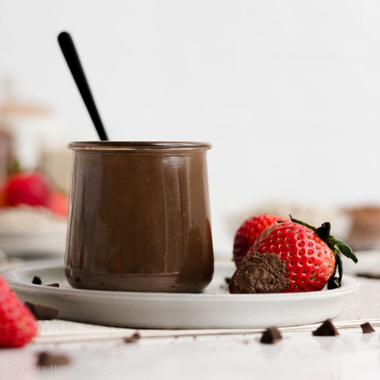 Healthy Nut-Free Nutella (vegan + sugar free) | Amy's Healthy Baking