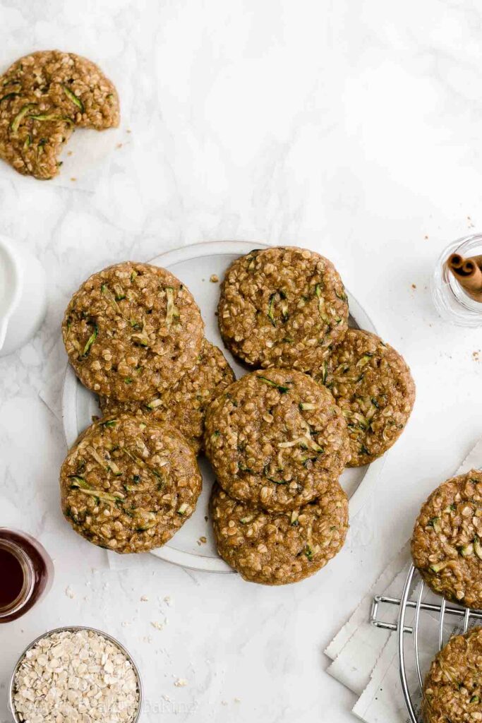 Healthy Zucchini Oatmeal Cookies | Amy's Healthy Baking