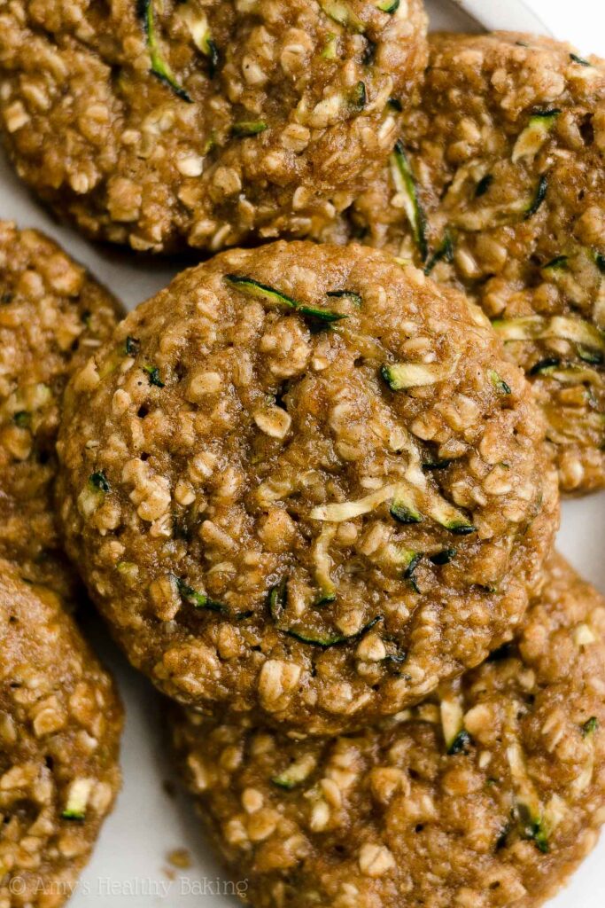 Healthy Zucchini Oatmeal Cookies | Amy's Healthy Baking