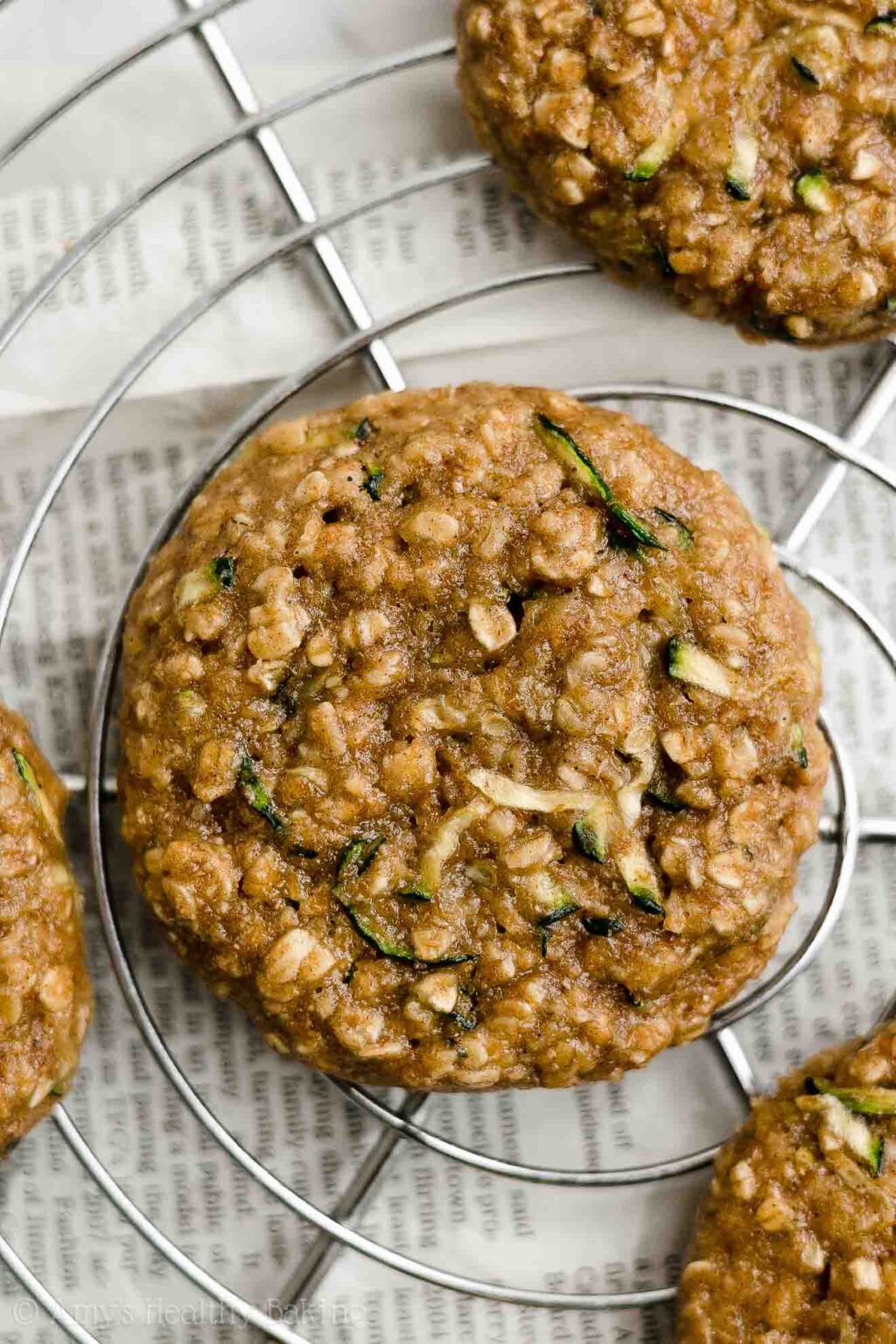 Healthy Zucchini Oatmeal Cookies | Amy's Healthy Baking