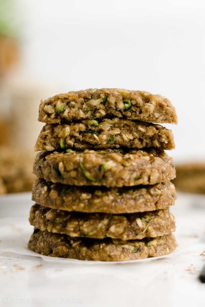 Healthy Zucchini Oatmeal Cookies | Amy's Healthy Baking