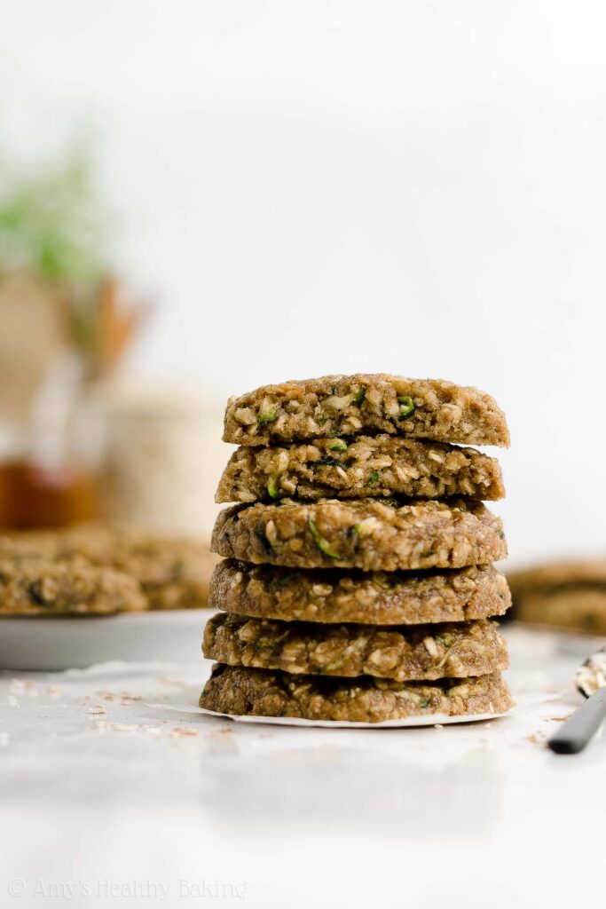 Healthy Zucchini Oatmeal Cookies | Amy's Healthy Baking